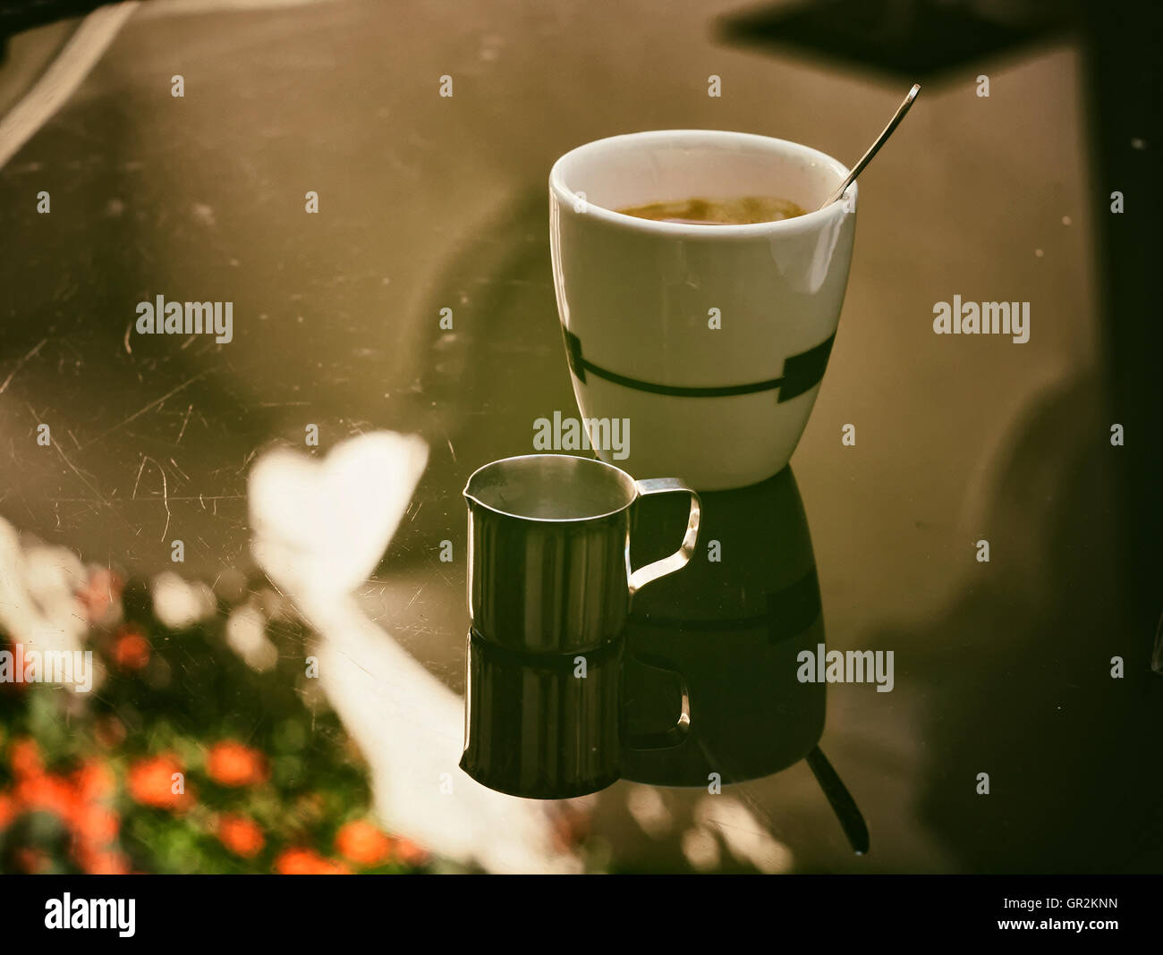 Coffee can glass hi-res stock photography and images - Alamy