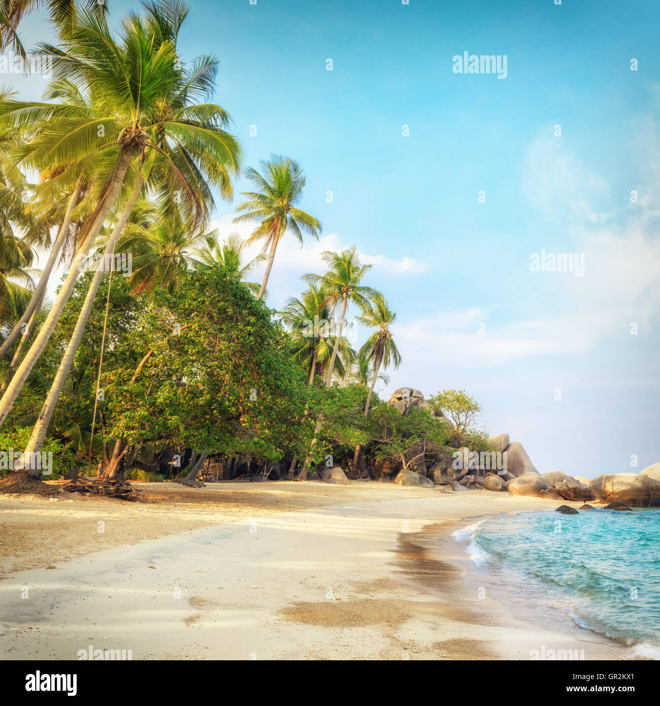 Asian tropical beach paradise Stock Photo - Alamy