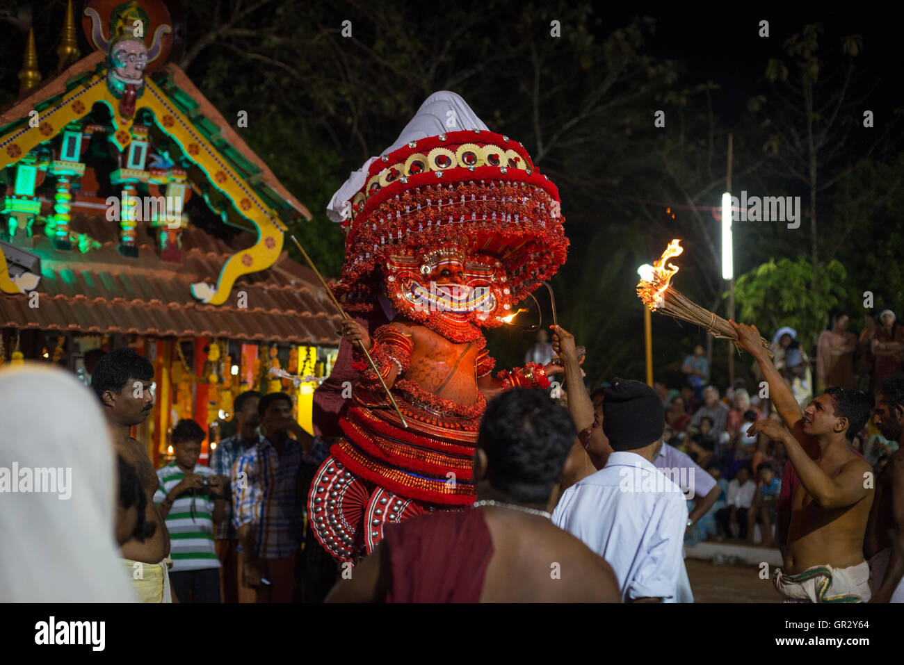 Kerala Temple Night