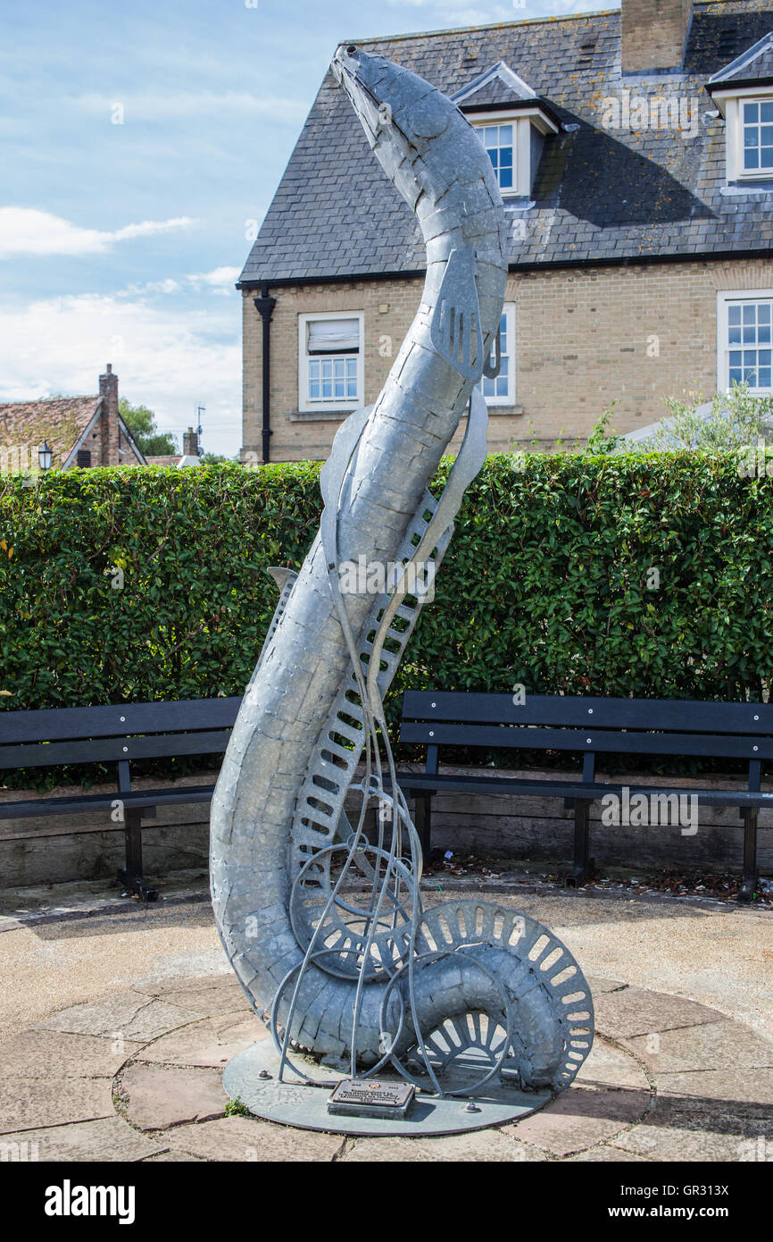 Eel sculpture jubilee gardens hi-res stock photography and images - Alamy