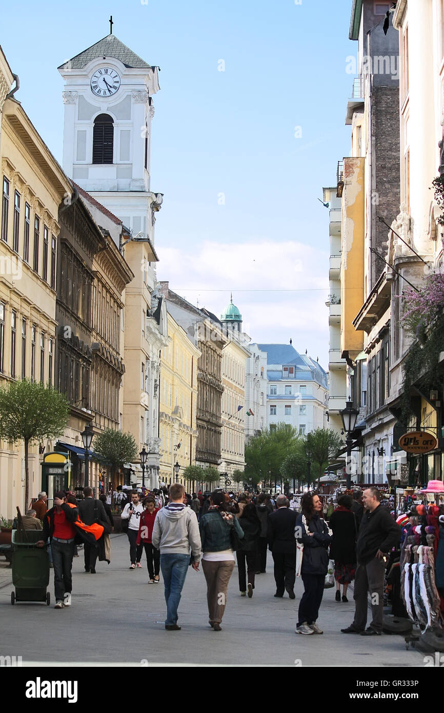 Vaci street hi-res stock photography and images - Alamy