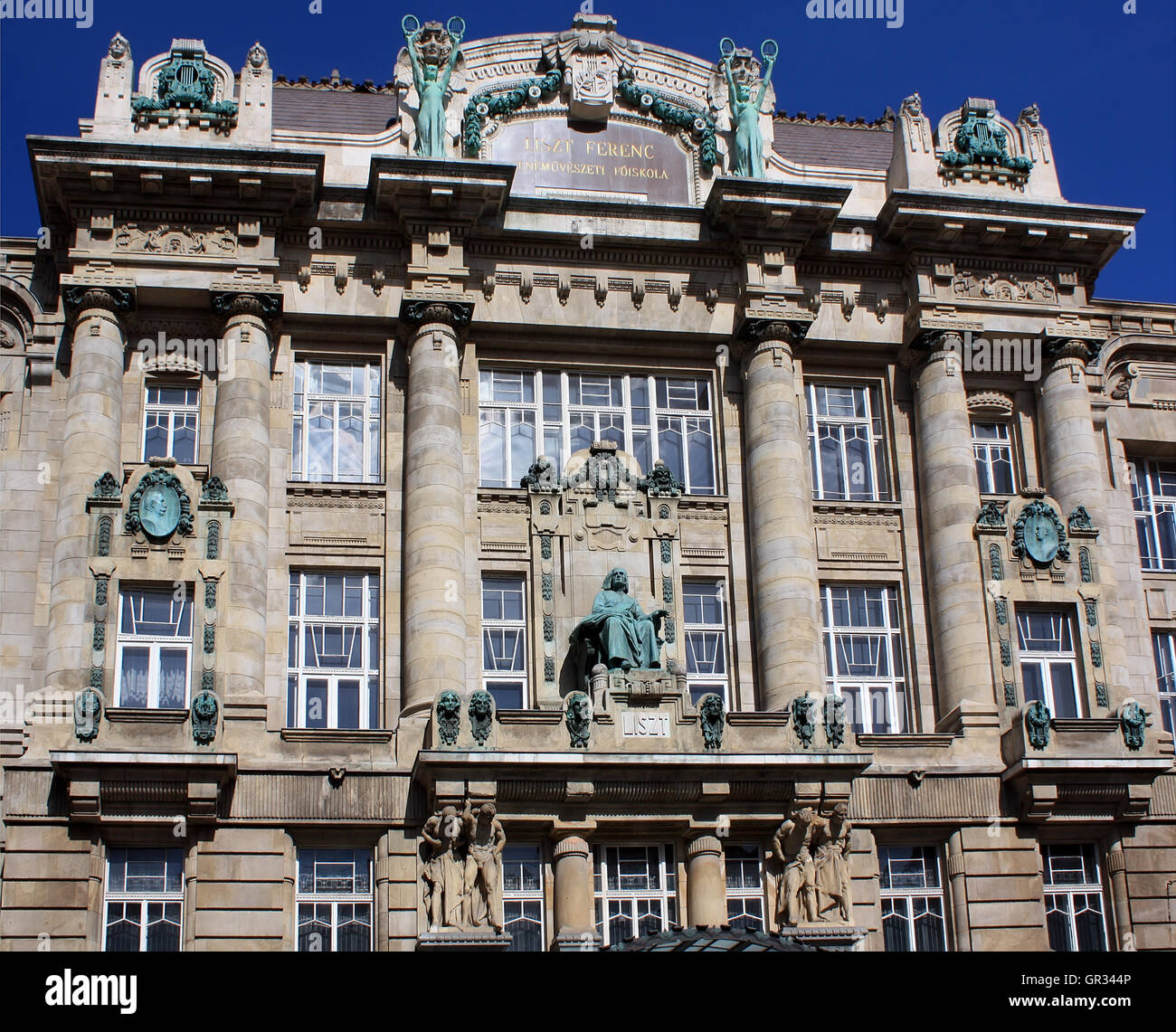 Budapest Franz List University Stock Photo - Alamy