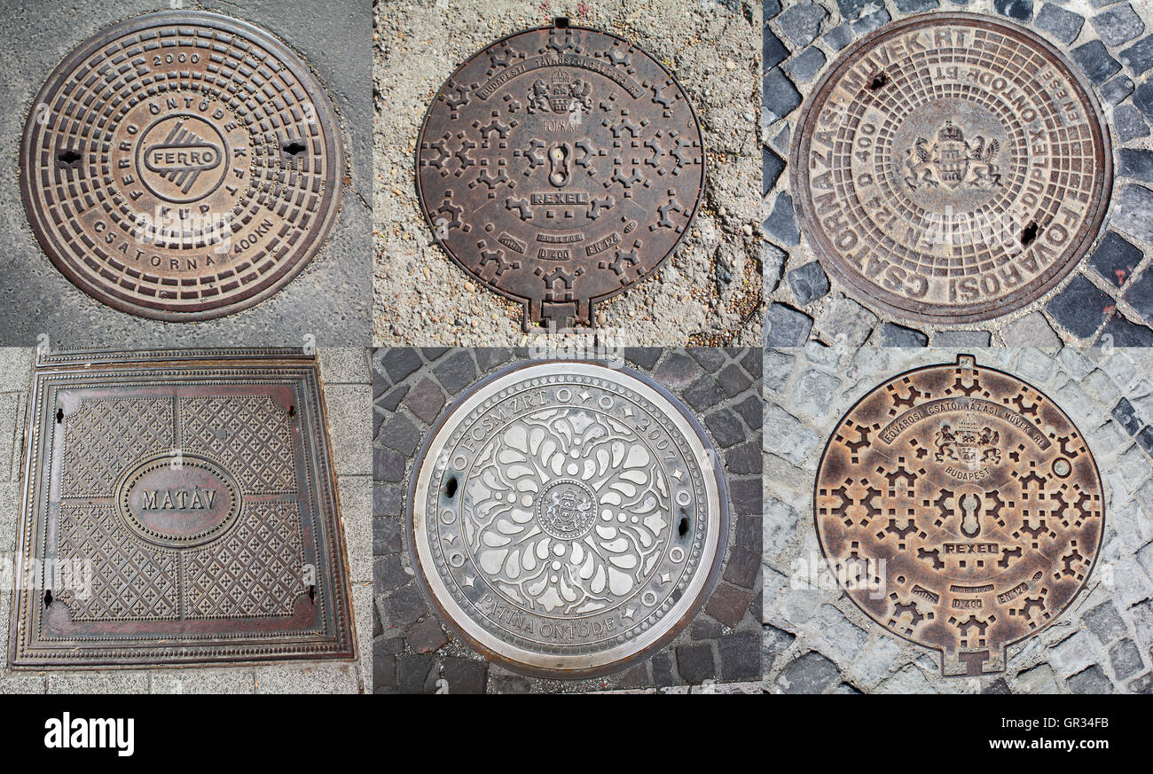 Pavement drain covers hi-res stock photography and images - Alamy