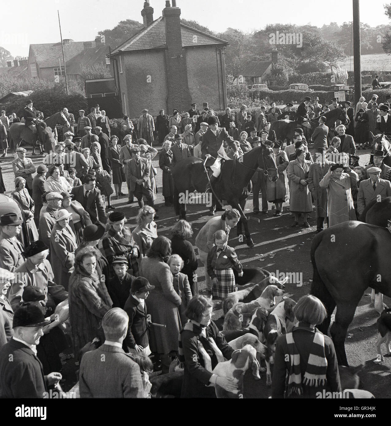 Crowd Fifties 50s 1950s High Resolution Stock Photography and Images ...