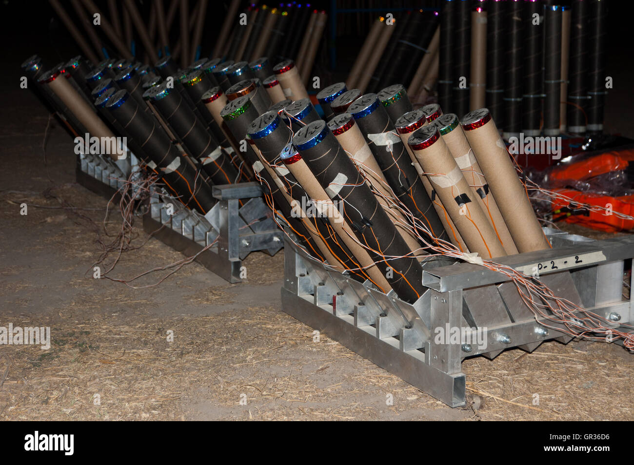 Synchronized fireworks hi-res stock photography and images - Alamy