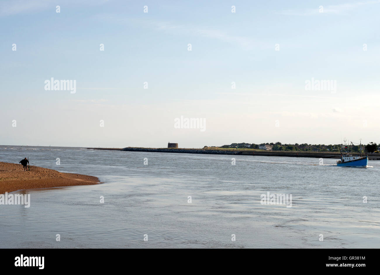River Deben estuary, Bawdsey Ferry, Suffolk, UK Stock Photo - Alamy