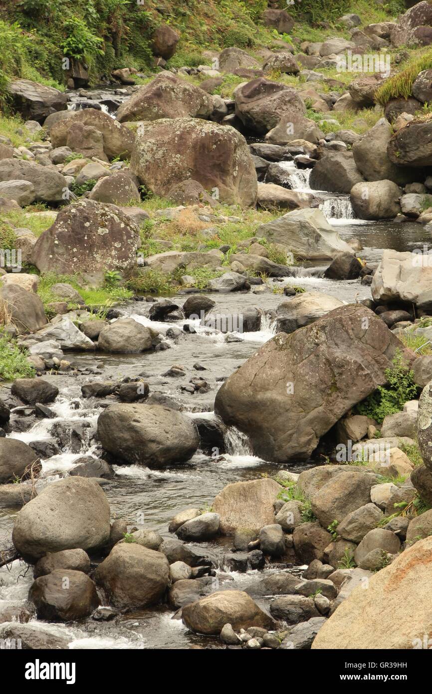 Ruver flowing through the roks Stock Photo - Alamy