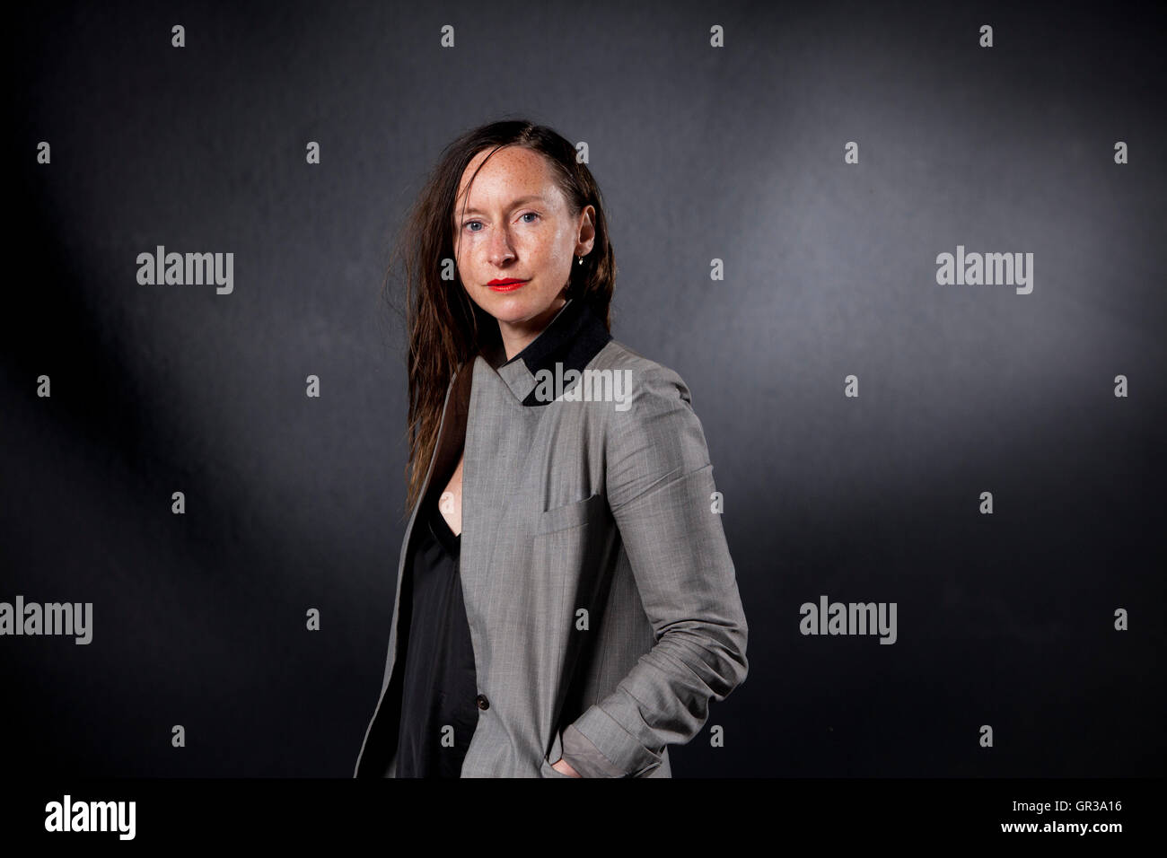 Joanna Walsh, the British writer and illustrator, at the Edinburgh ...