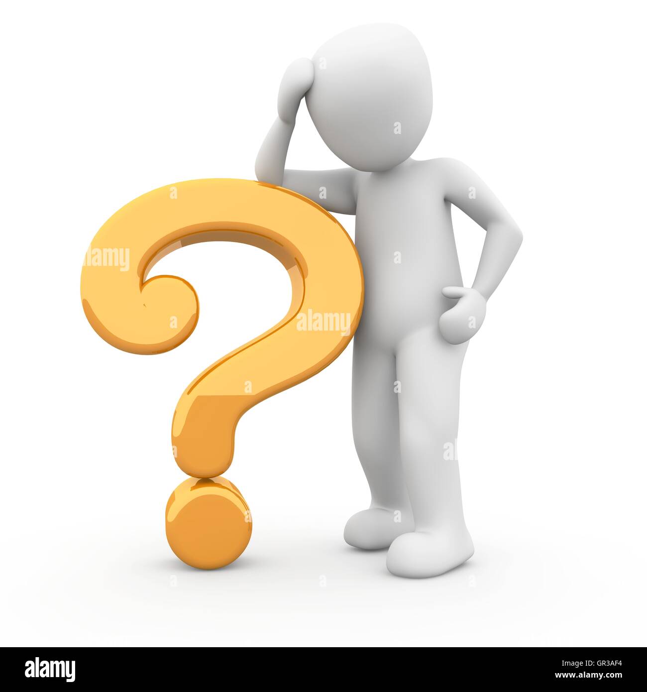 3d question mark hi-res stock photography and images - Alamy