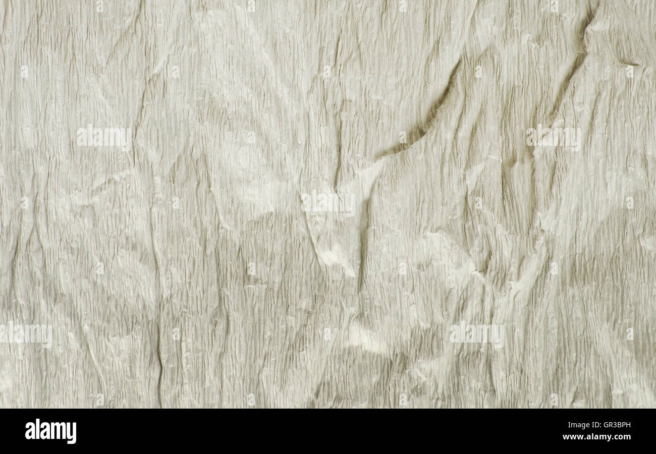 Crumpled light gray paper Stock Photo - Alamy