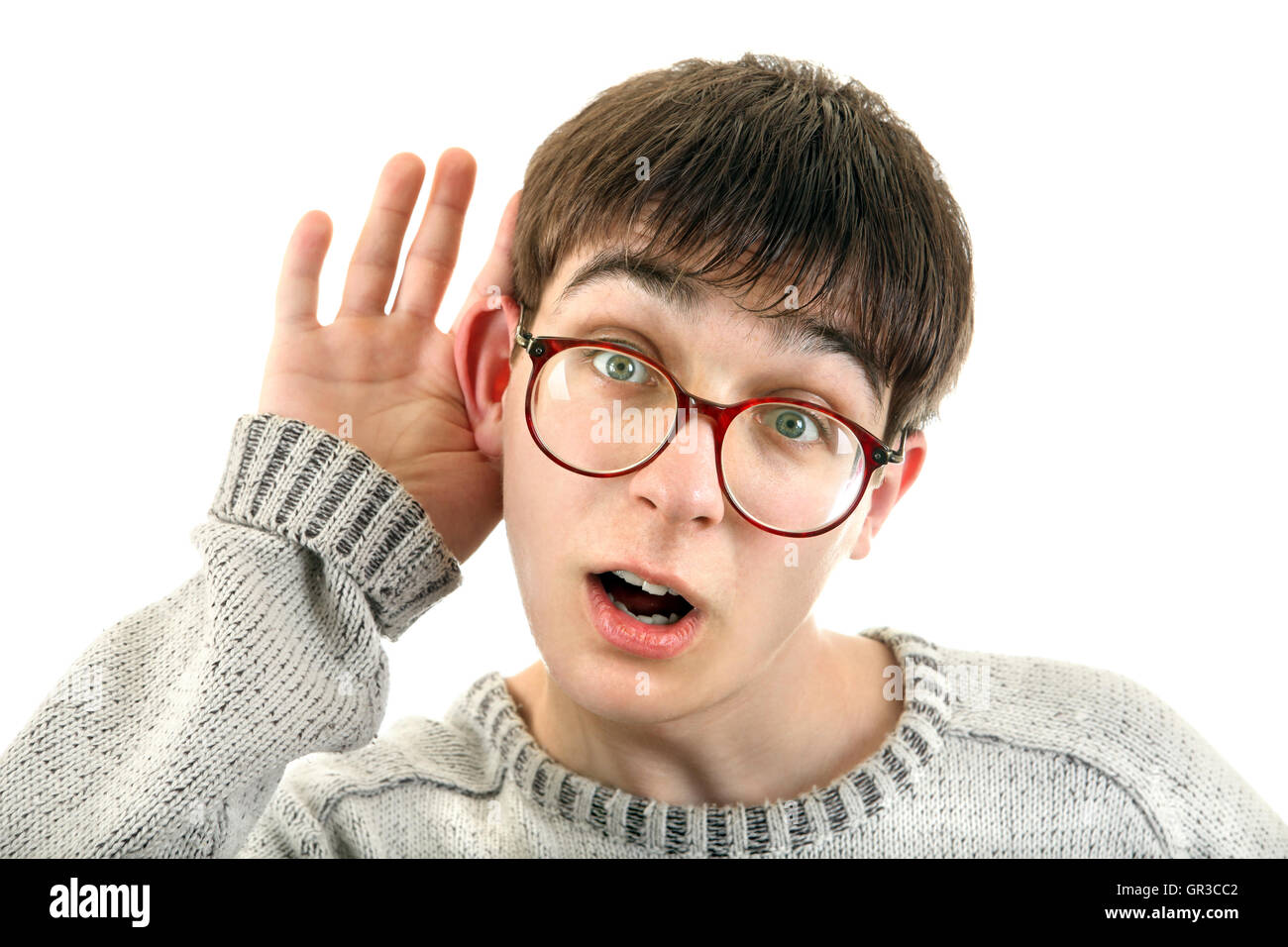 Man overhears hi-res stock photography and images - Alamy