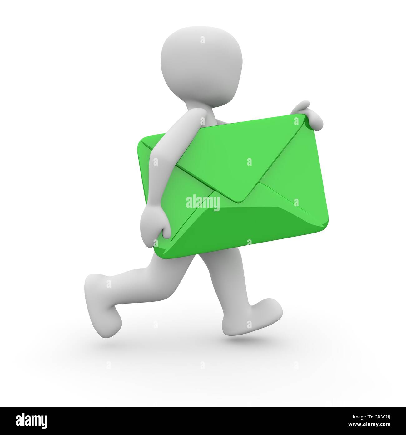 Courier cartoon Cut Out Stock Images & Pictures - Alamy