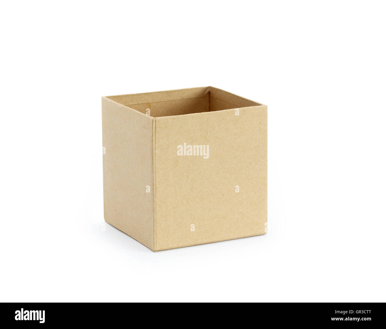 Empty open shipping box Cut Out Stock Images & Pictures - Alamy