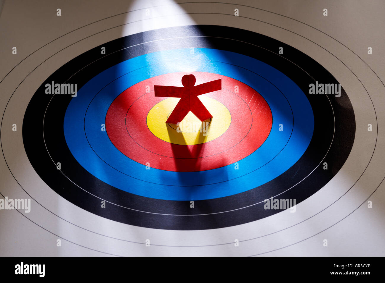 Target the right person Stock Photo - Alamy