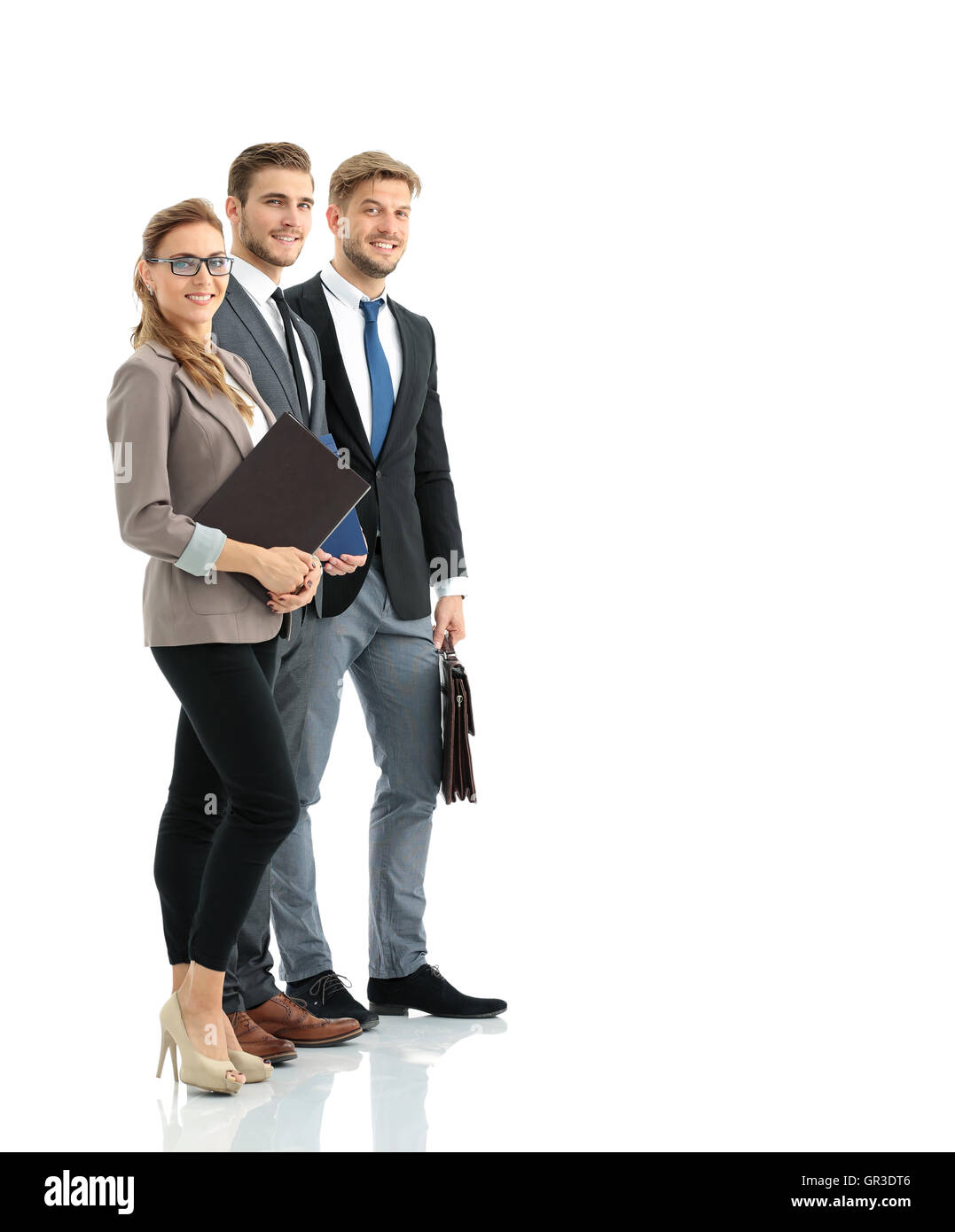 Group of successful business people looking confident Stock Photo - Alamy