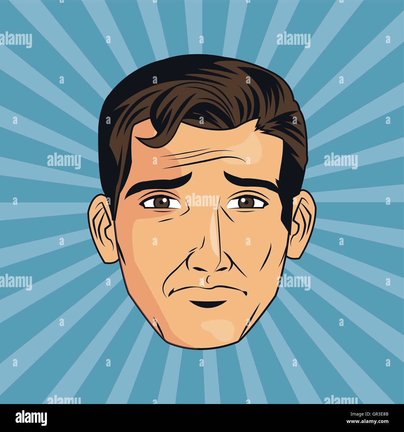 man cartoon pop art and retro design Stock Vector Image & Art - Alamy