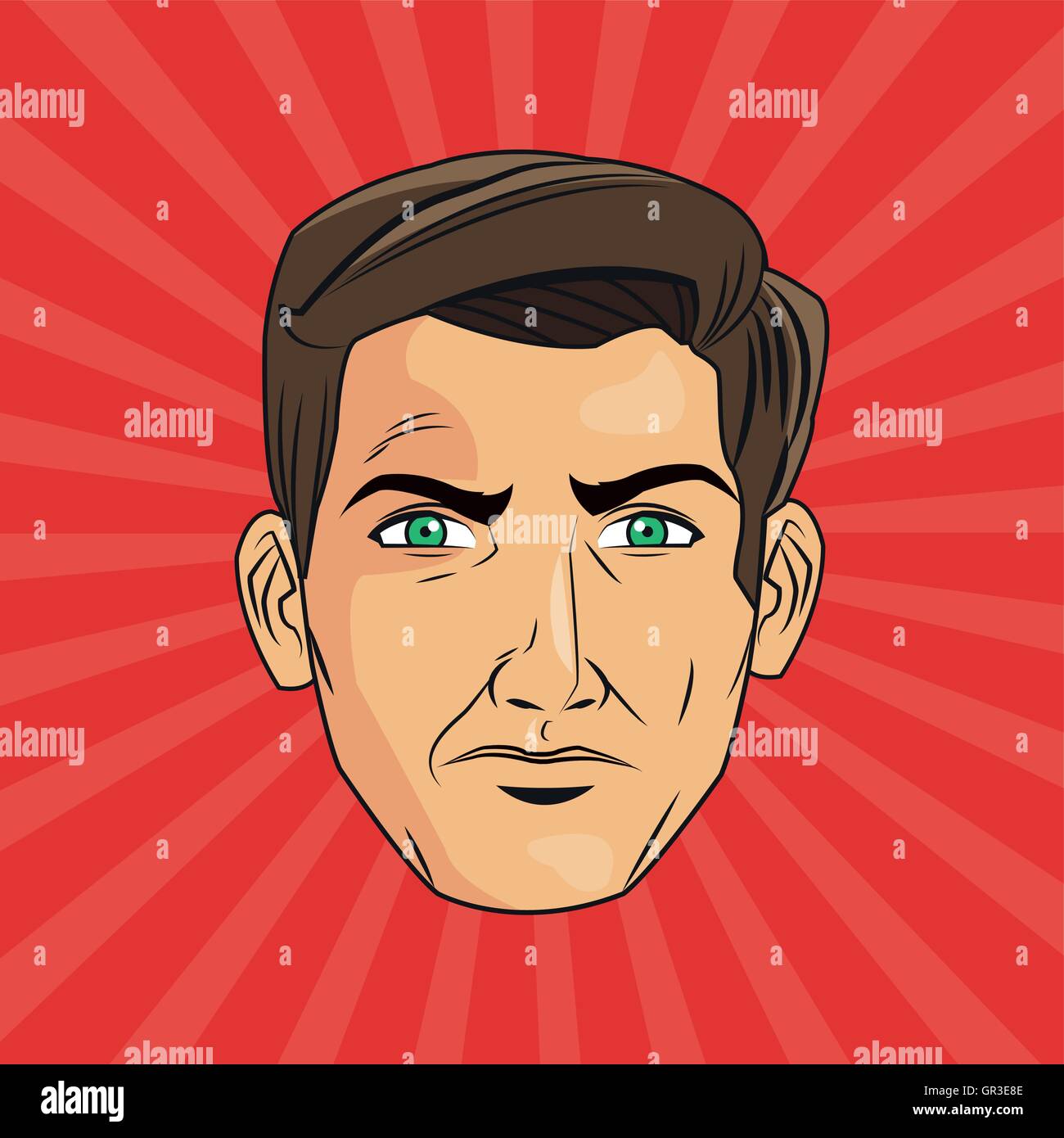 man cartoon pop art and retro design Stock Vector Image & Art - Alamy