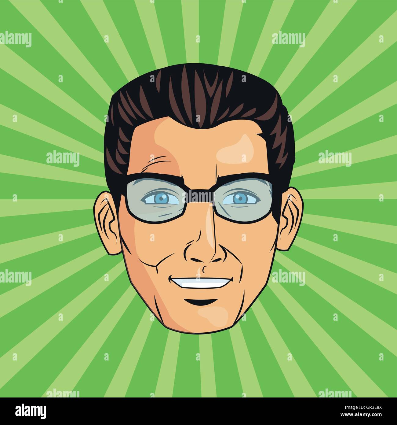 man cartoon pop art and retro design Stock Vector Image & Art - Alamy