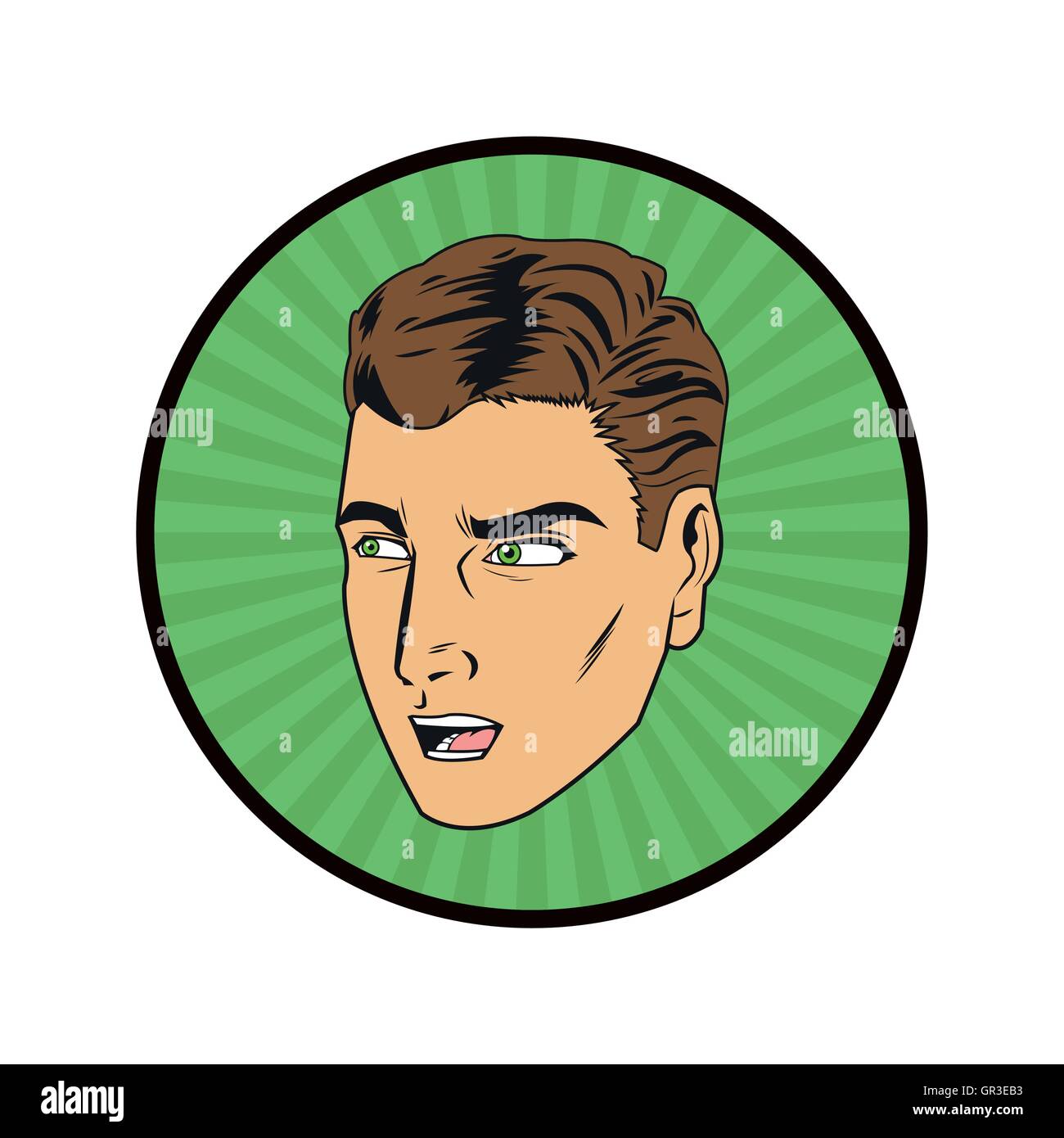 man cartoon pop art and retro design Stock Vector Image & Art - Alamy