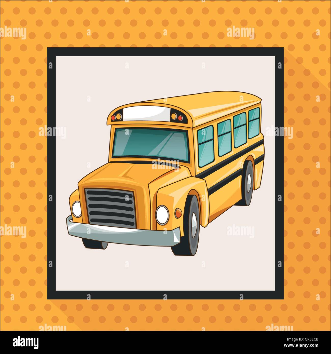 yellow bus school design Stock Vector Image & Art - Alamy