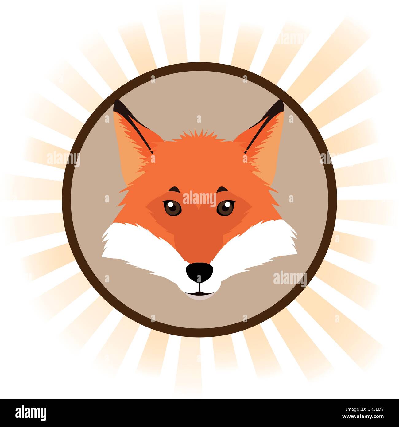 Illustrations Fox High Resolution Stock Photography and Images - Alamy