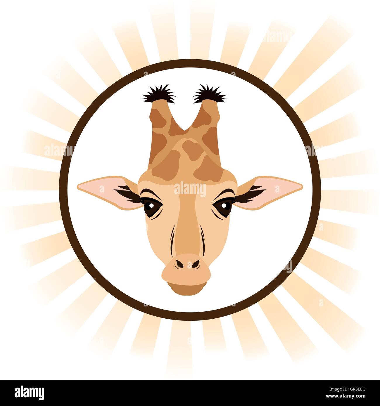 Giraffe inside Cut Out Stock Images & Pictures - Alamy