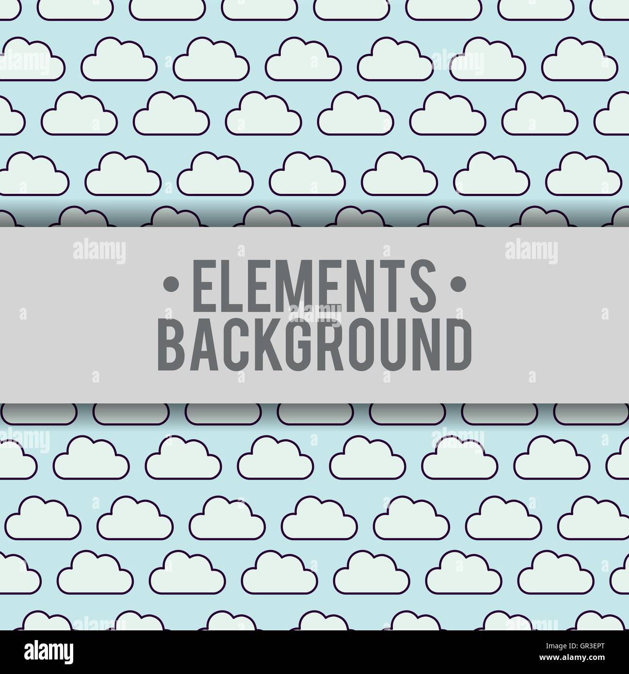 clouds background elements design Stock Vector Image & Art - Alamy