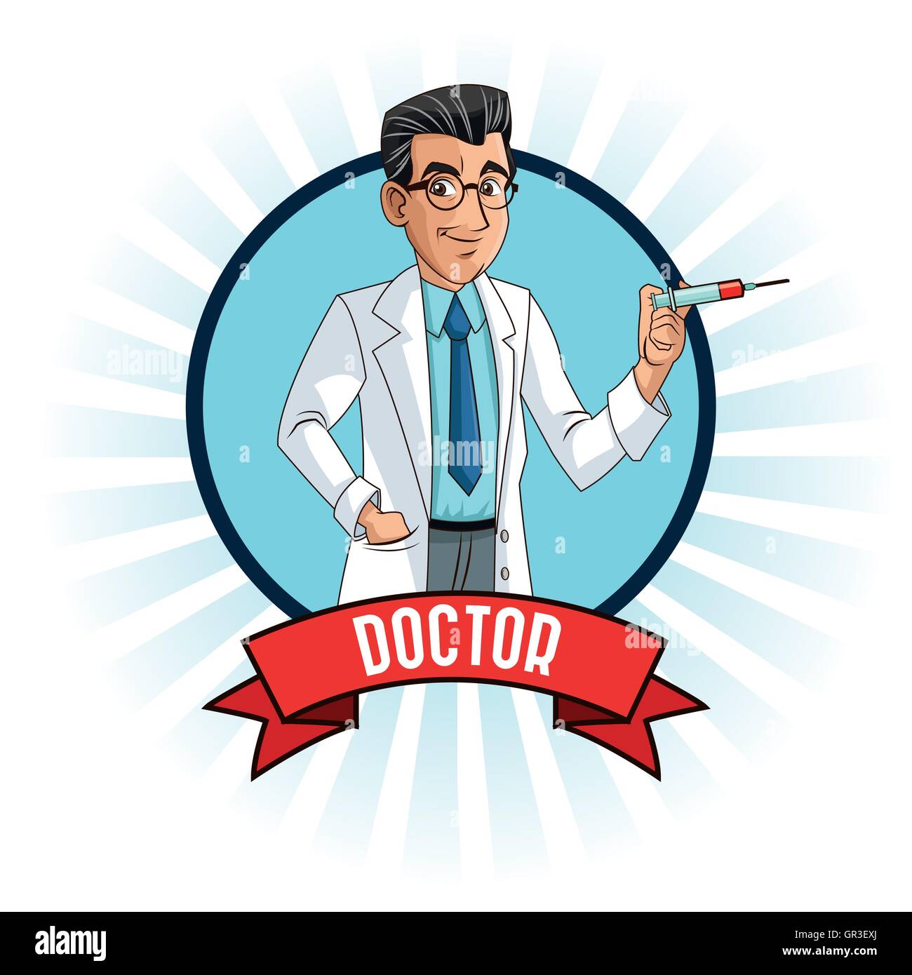 Doctor man cartoon design Stock Vector Image & Art - Alamy