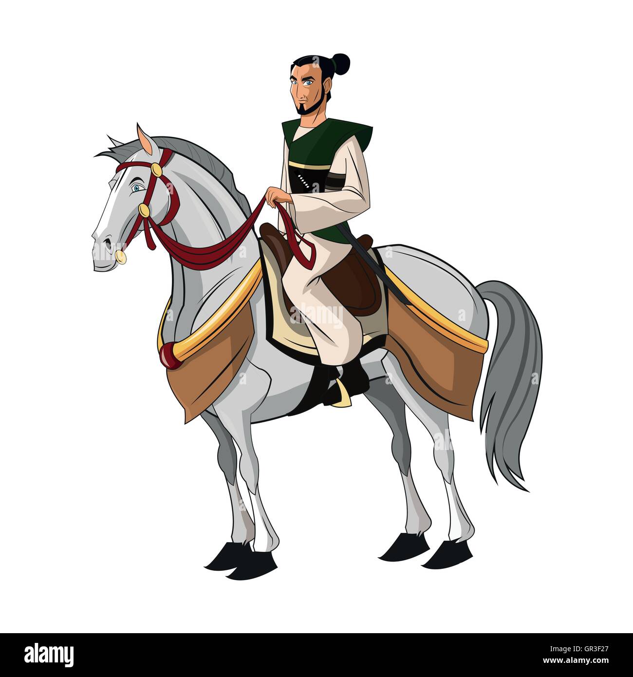 Samurai man cartoon design Stock Vector Image & Art - Alamy