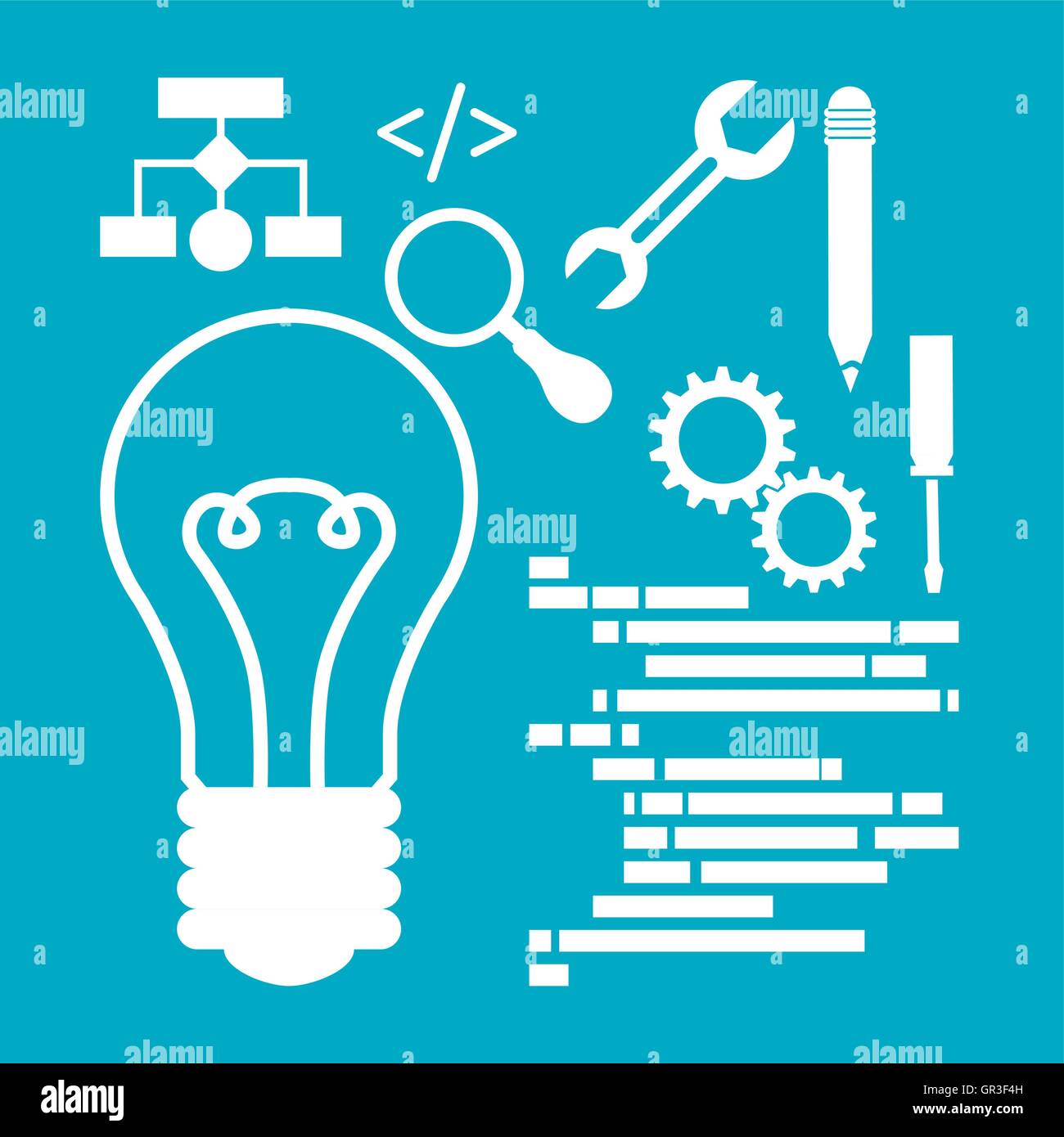 developer web responsive design Stock Vector Image & Art - Alamy