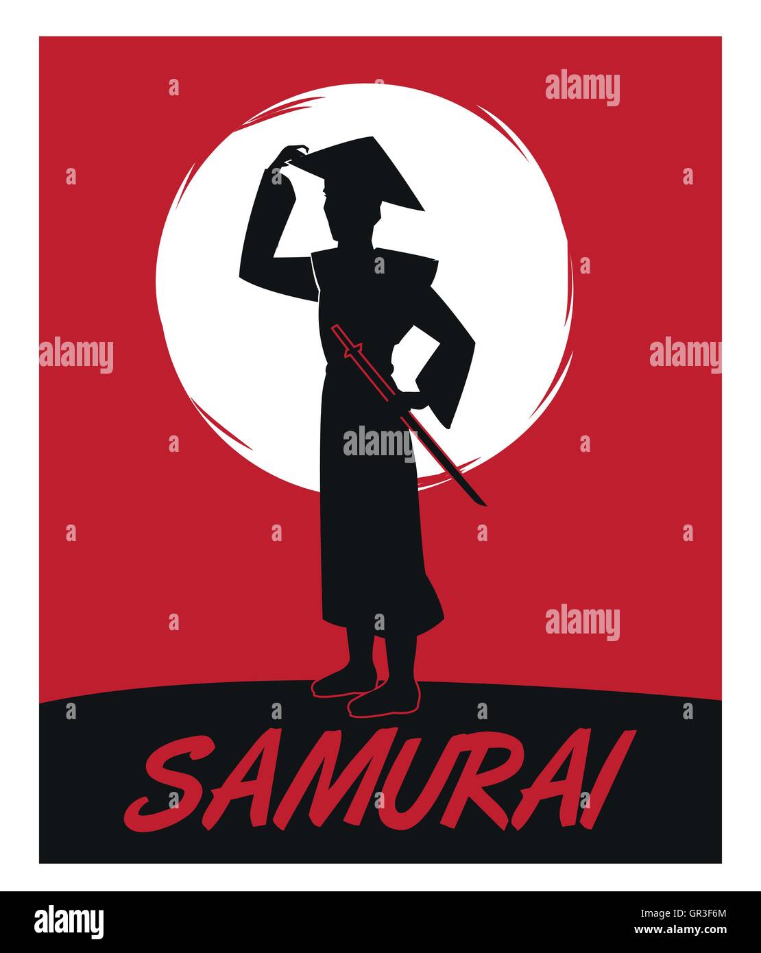 Samurai man cartoon design Stock Vector Image & Art - Alamy