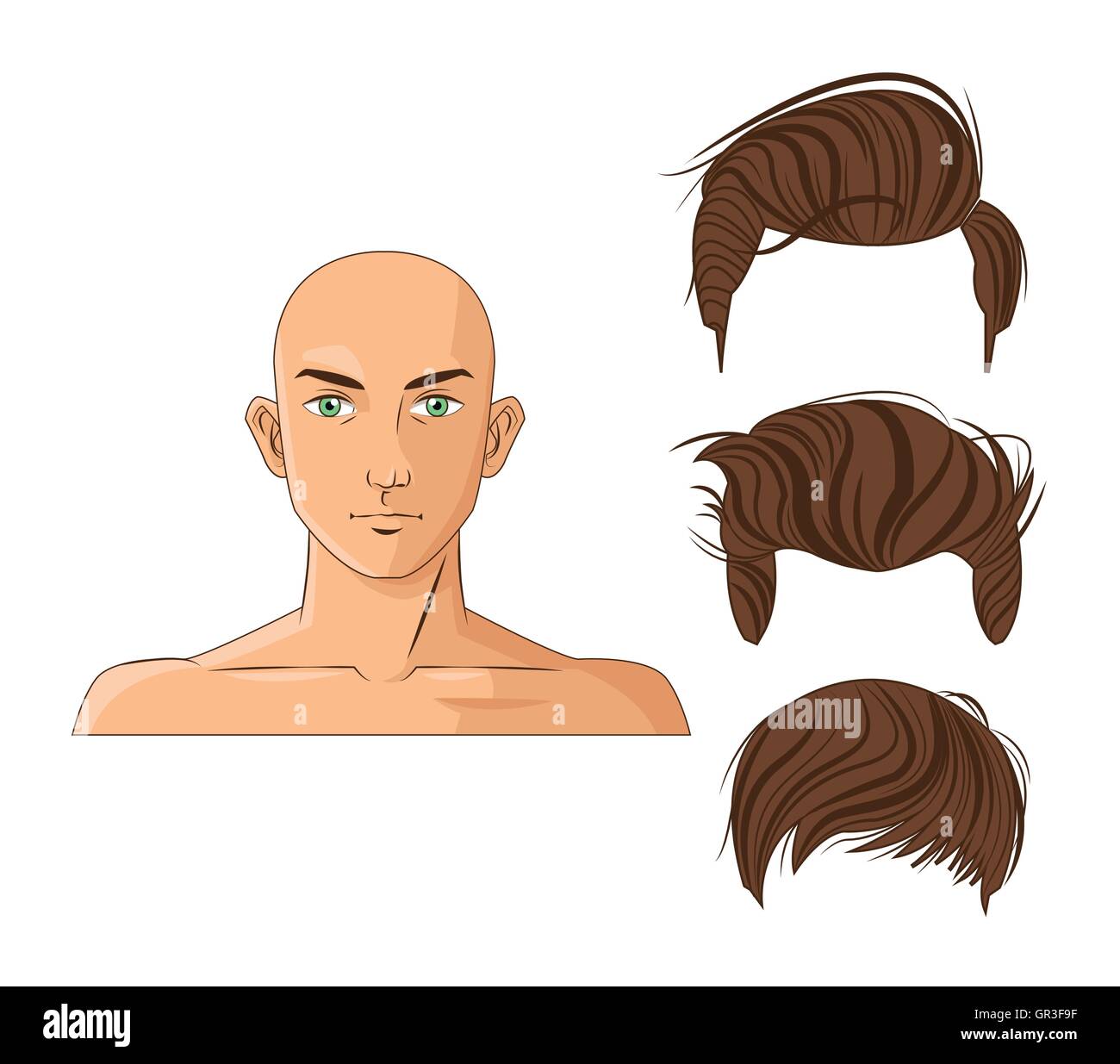 man and hair style design Stock Vector Image & Art - Alamy