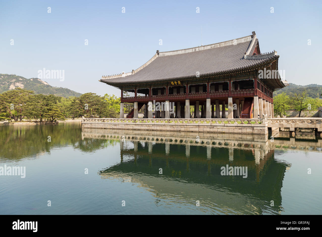 Gyeonghoeru Pavilion (Royal Banquet Hall) at Gyeongbokgung Palace, main ...
