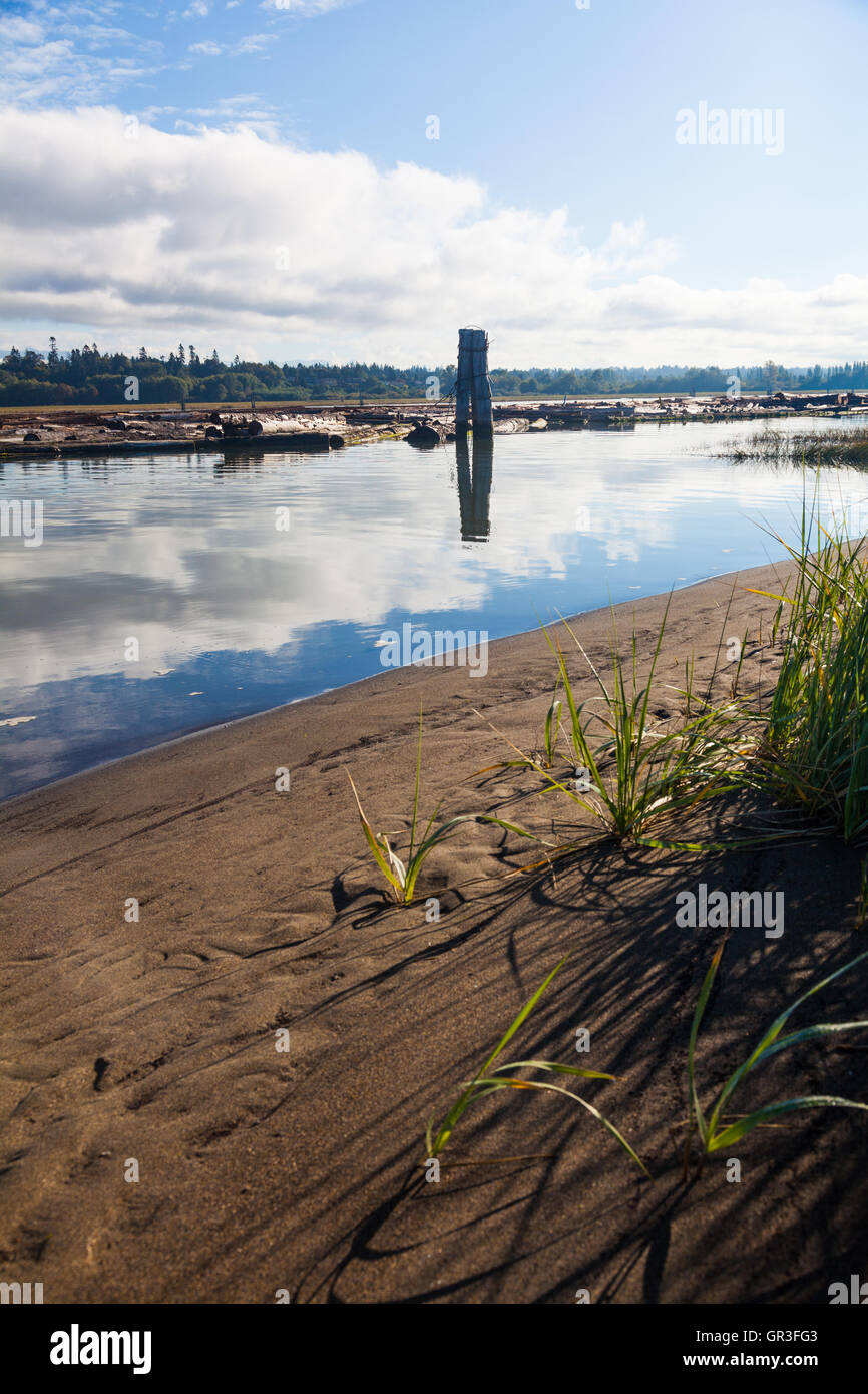 Log booms on the fraser river hi-res stock photography and images - Alamy