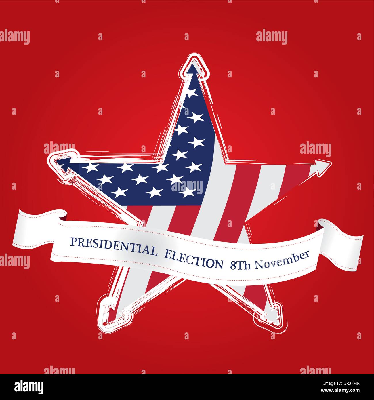 United states of America Election day, Vector illustration Stock Vector ...