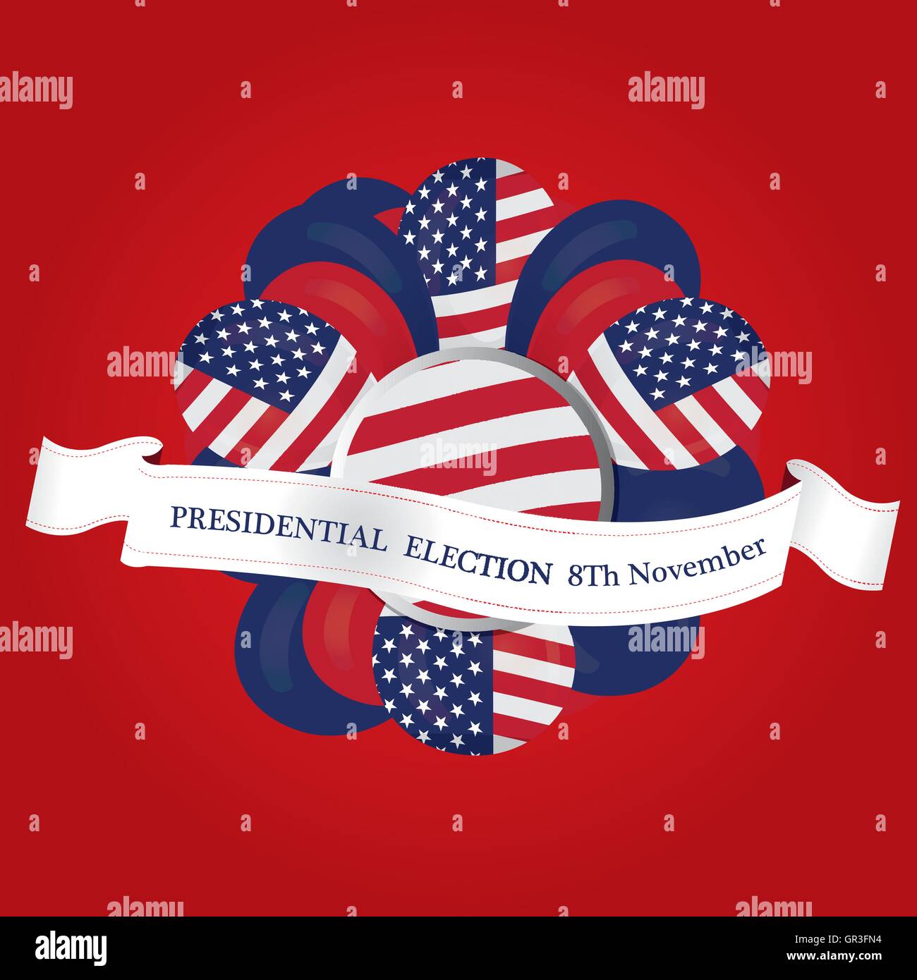 United states of America Election day, Vector illustration Stock Vector ...