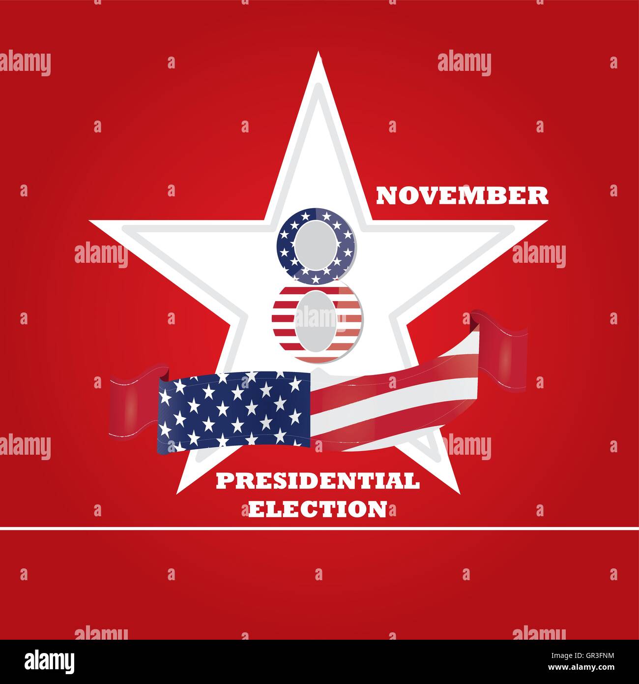 United states of America Election day, Vector illustration Stock Vector ...