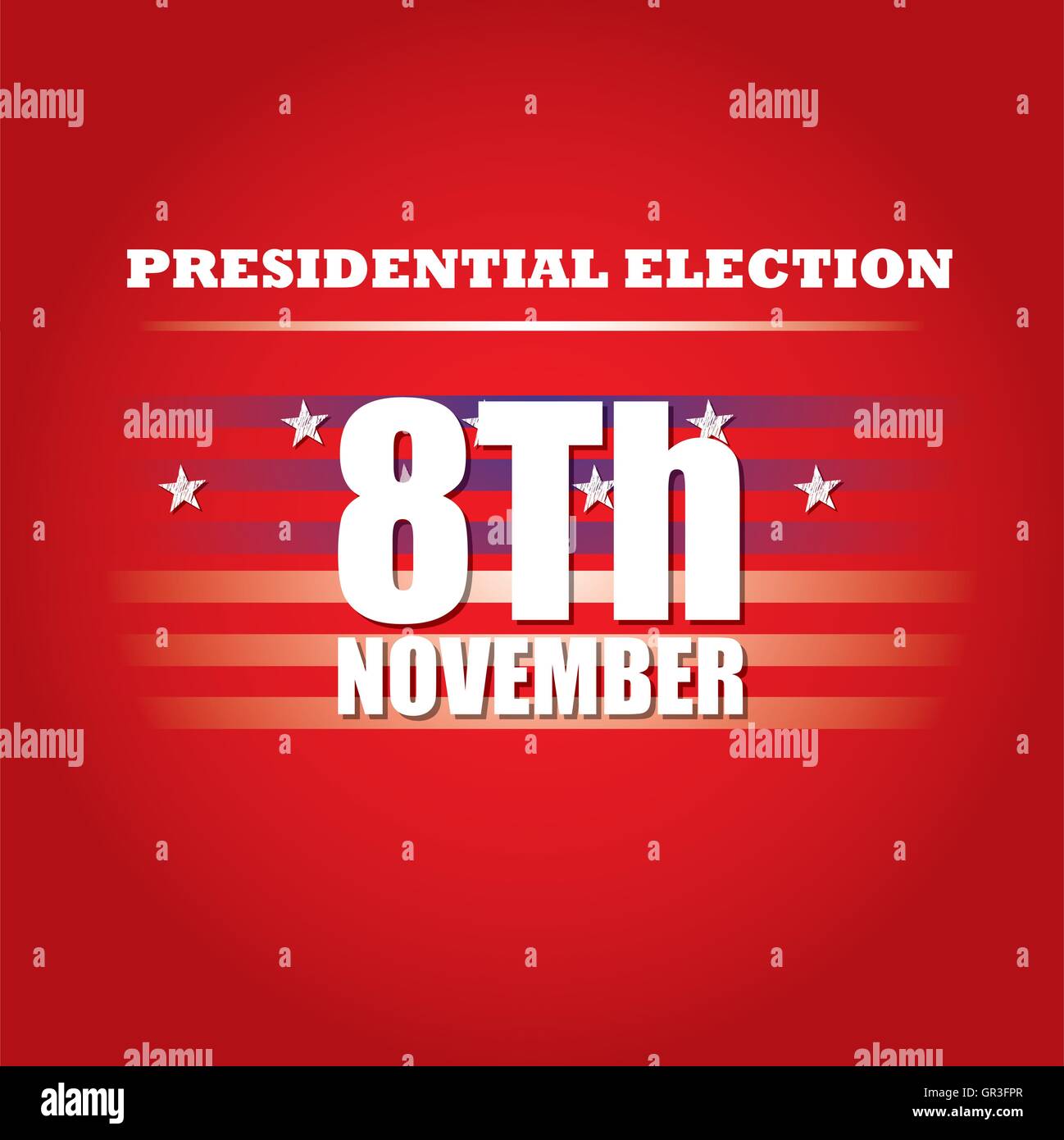 United states of America Election day, Vector illustration Stock Vector ...