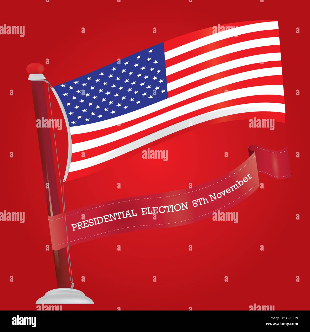 United states of America Election day, Vector illustration Stock Vector ...