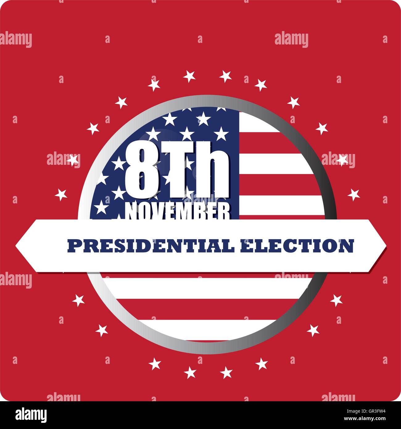 United states of America Election day, Vector illustration Stock Vector ...