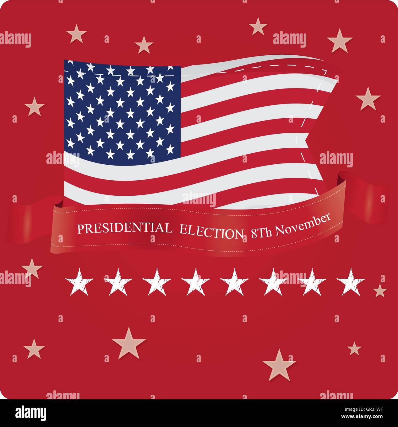United states of America Election day, Vector illustration Stock Vector ...