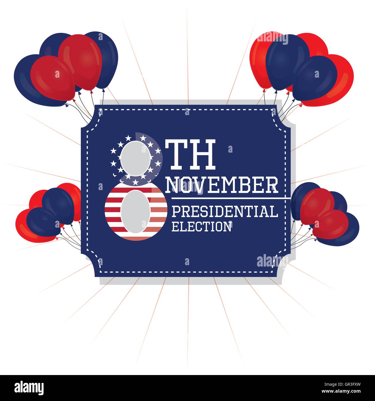 United states of America Election day, Vector illustration Stock Vector ...