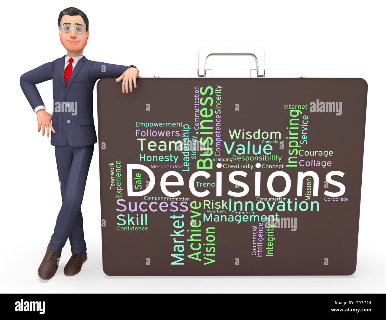 Decision Words Indicating Decisions Choose And Choosing Stock Photo - Alamy