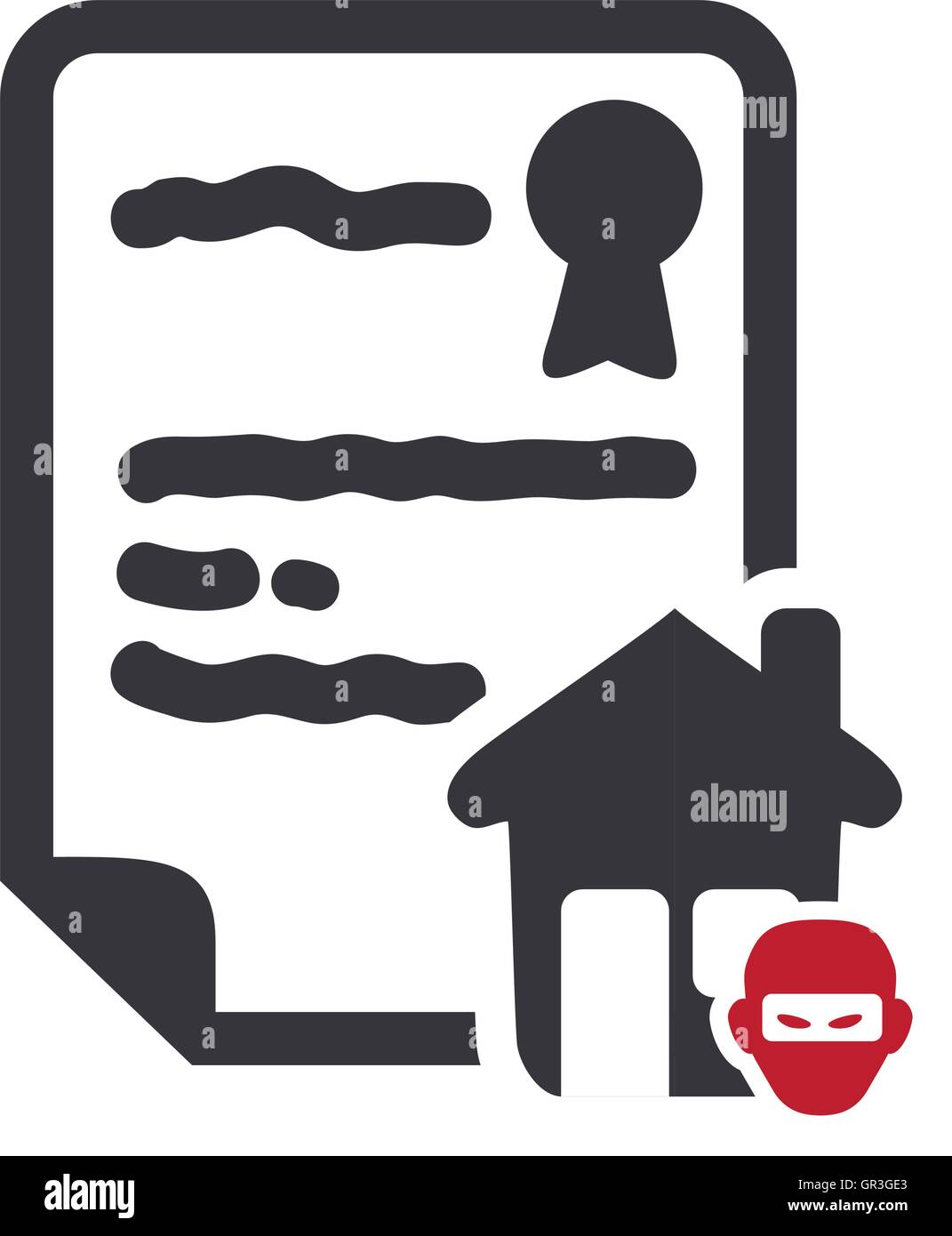 house insurance document design Stock Vector Image & Art - Alamy