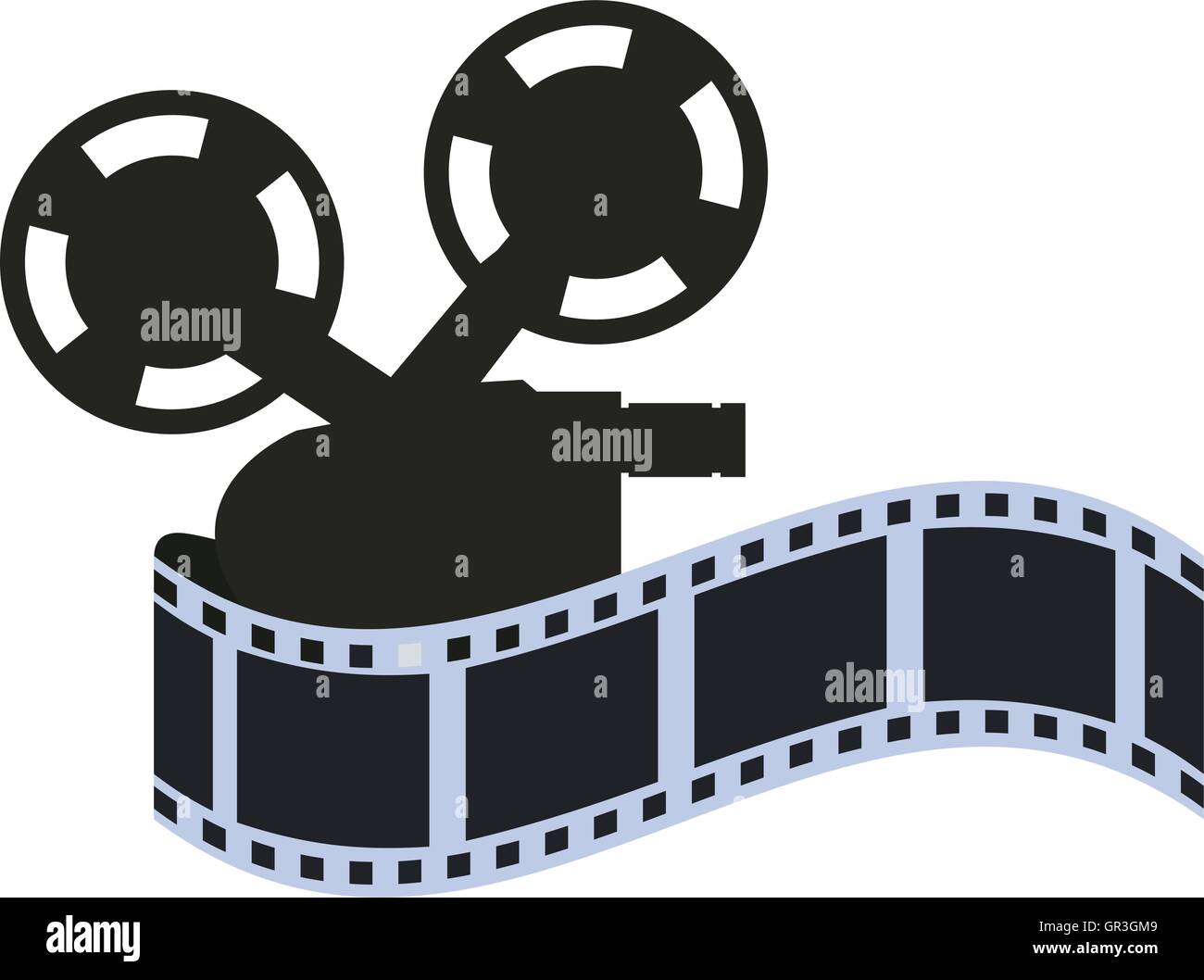 film strip cinema movie design Stock Vector Image & Art - Alamy