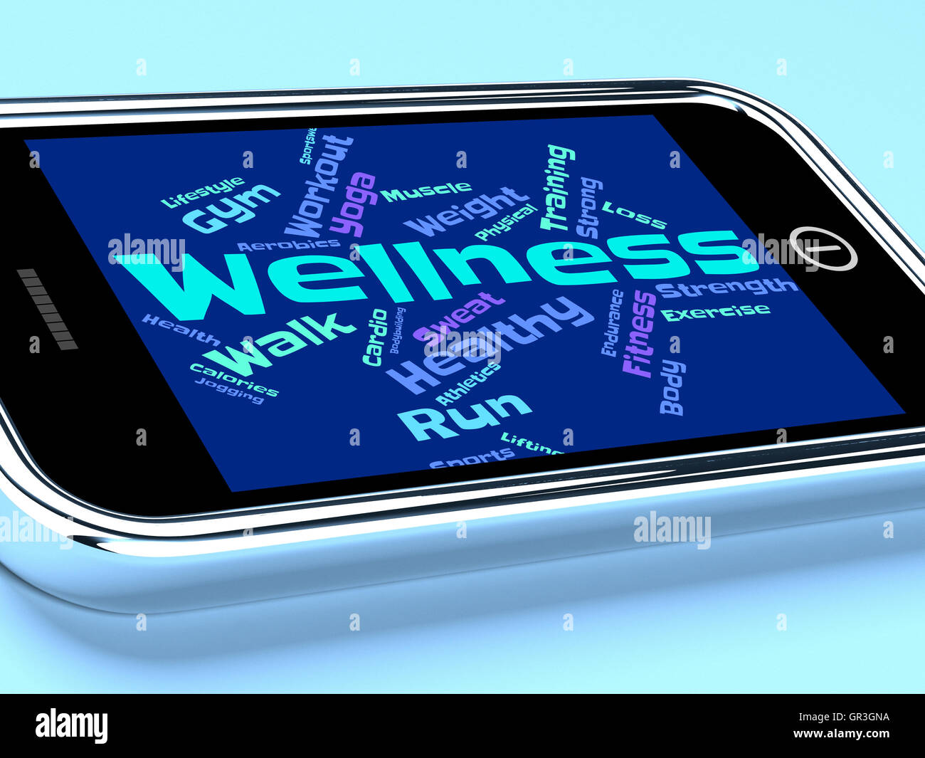 Wellness Words Representing Preventive Medicine And Medical Stock Photo ...