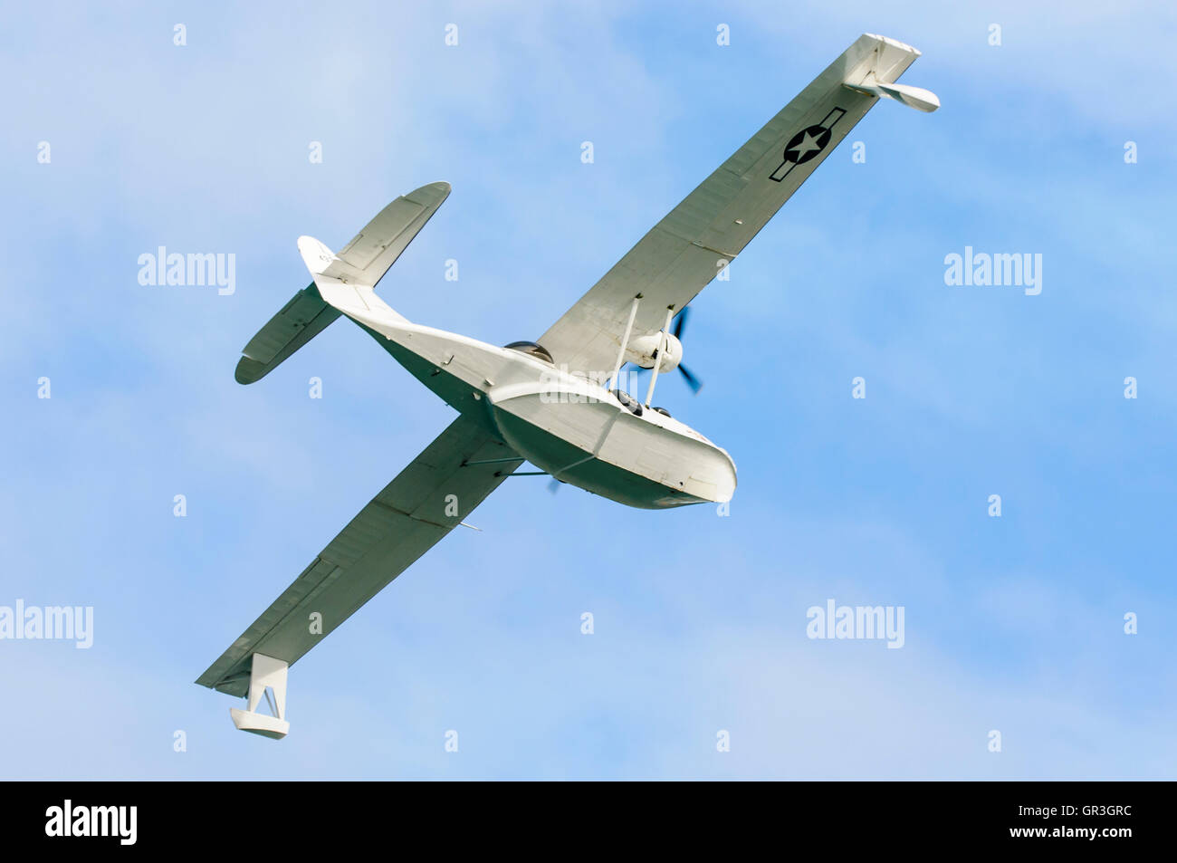 A Consolidated PBY Catalina, American flying boat seaplane produced by ...