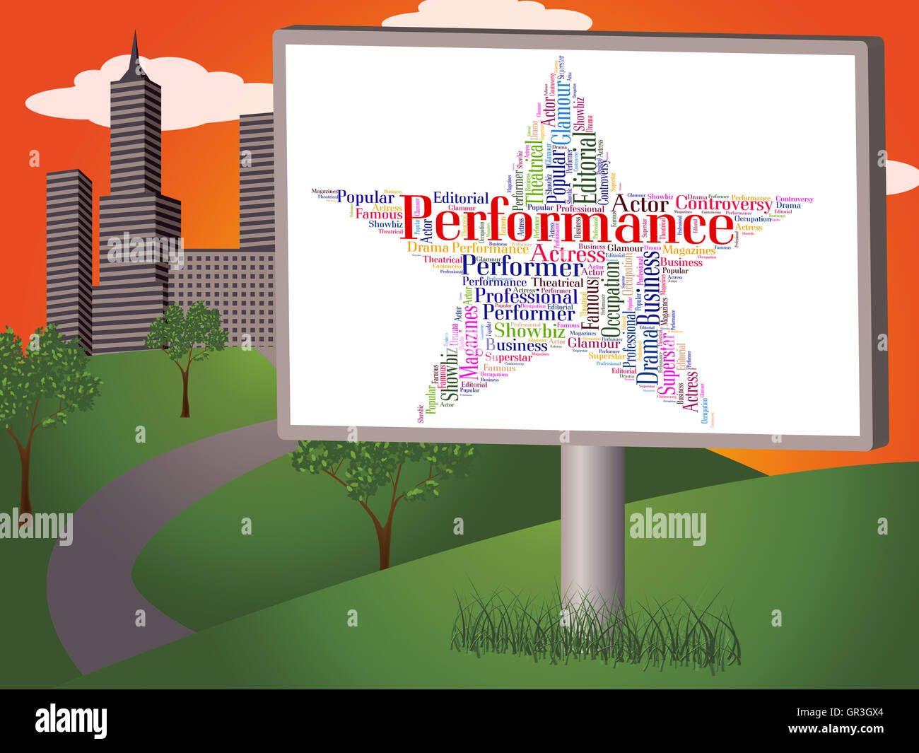 Performance Star Showing Premiere Cinemas And Entertain Stock Photo - Alamy