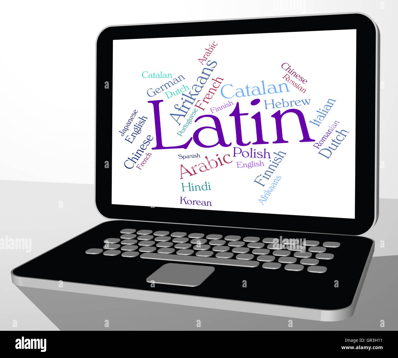 Latin text indicating hi-res stock photography and images - Alamy