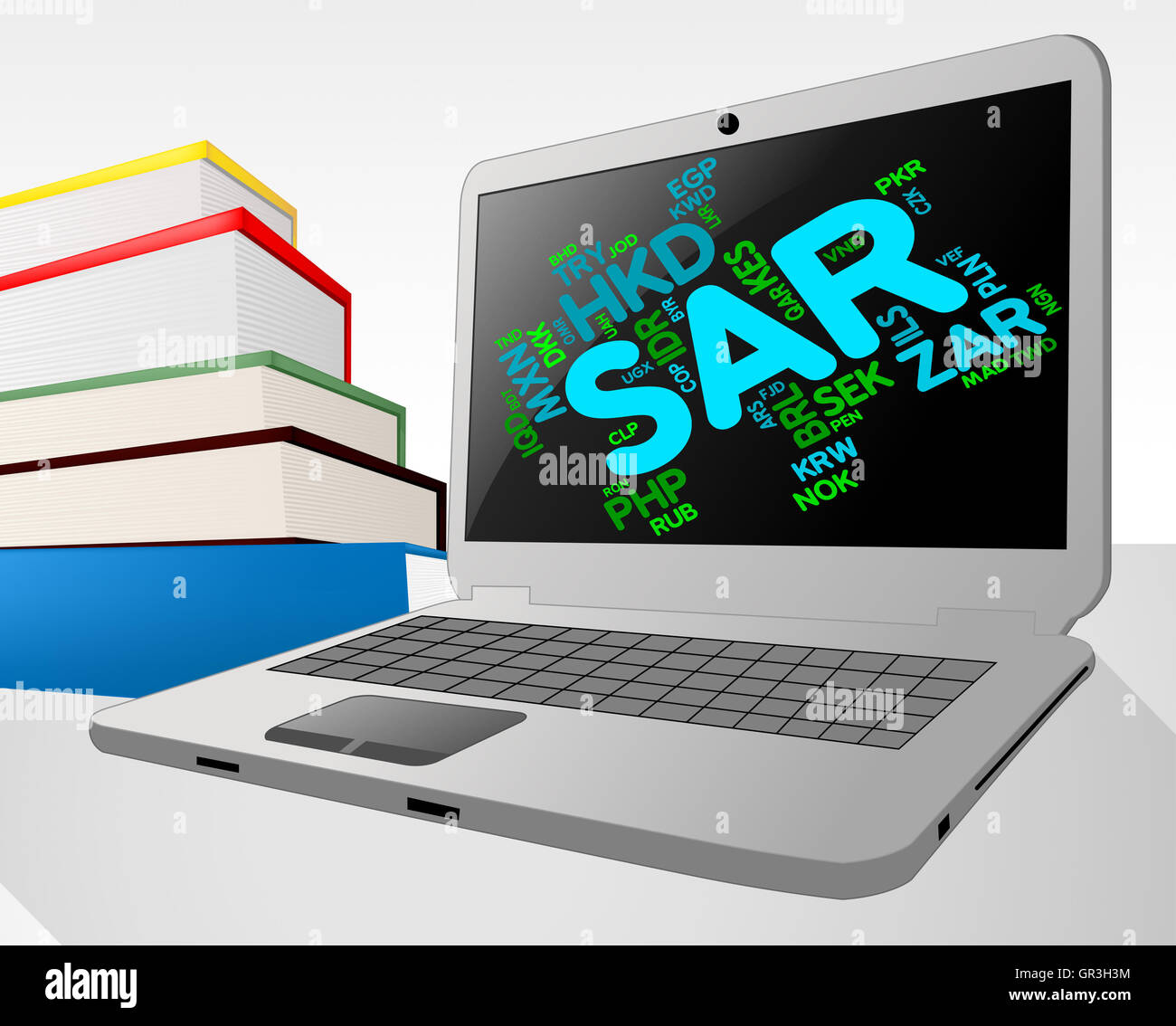 Sar Currency Representing Saudi Arabian Riyals And Saudi Arabian Riyal ...